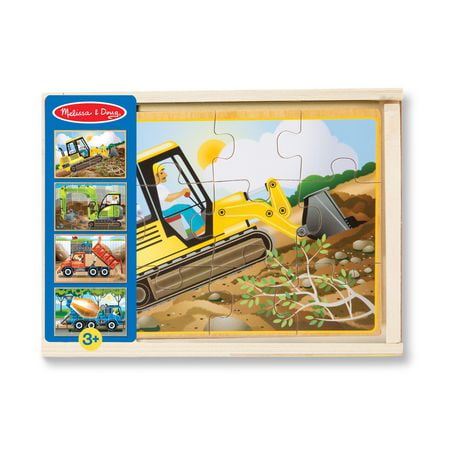 Click here for Melissa & Doug Construction Puzzles In A Box Multi prices