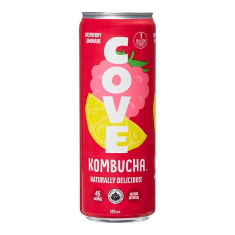 Cove Raspberry Lemonade Kombucha, 355 mL - Walmart.ca