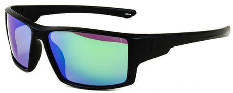 Click here for Athletic Works Mens Polarized Wrap Sunglasses Blac... prices