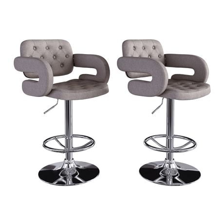 Click here for Corliving Adjustable Tufted Fabric Barstool With A... prices