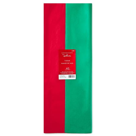 Hallmark Red and Green 2-Pack Tissue Paper, 40 sheets | Walmart Canada