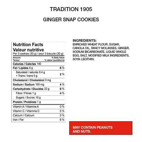 Tradition Ginger Snap Cookie | Walmart Canada