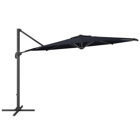 Click here for Corliving 11 Ft Deluxe Offset Patio Umbrella Black prices