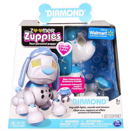 Zoomer Zuppies, Interactive Puppy, Zuppy Love – Diamond – Wal-Mart ...