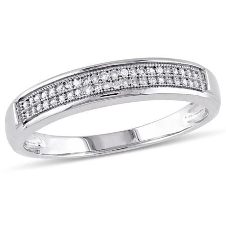 Click here for Miabella 1/8 Ct Diamond Mens Wedding Band In 10 K... prices