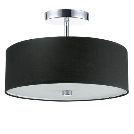 Click here for Dainolite 571-143Sf-Pc-Bk Black Semi-Flush Mount B... prices