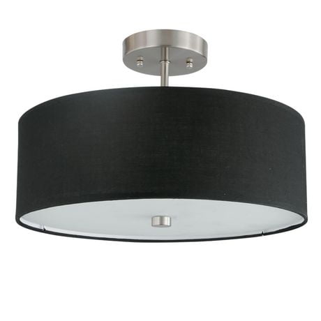 Click here for Dainolite 571-143Sf-Sc-Bk Black Semi-Flush Mount B... prices