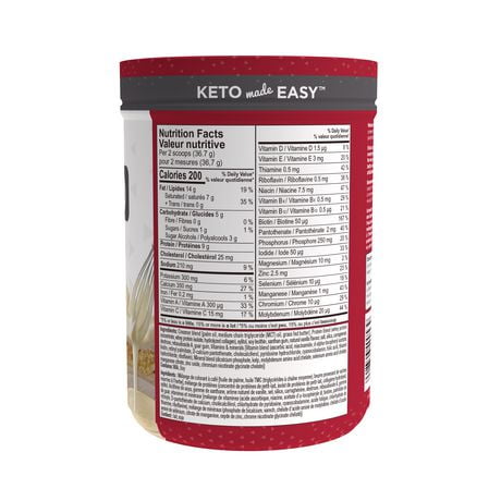 SlimFast Keto Shake Mix with Whey and Collagen Protein, Vanilla Cake ...