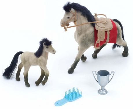 kid connection Flocked Horse Set | Walmart Canada