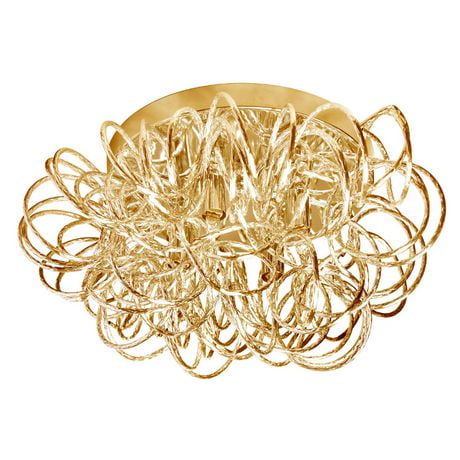 Click here for Dainolite Bay-144Fh-Gld Gold Flush Mount Gold prices