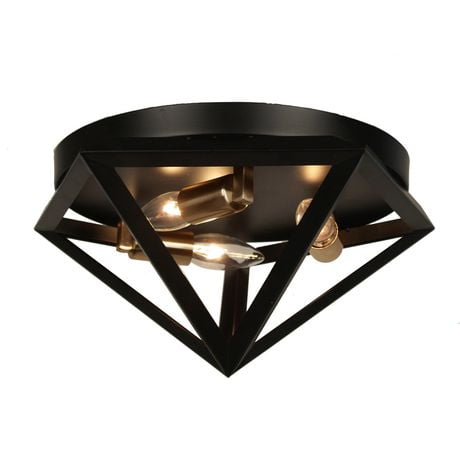 Click here for Dainolite Arc-123Fh-Ab Flush Mount Matte Black prices