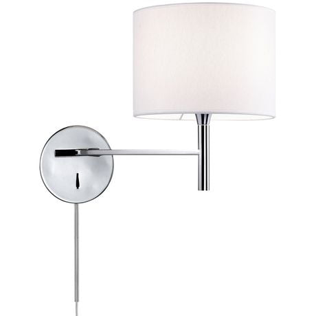 Click here for Dainolite 463-1W-Pc-Wh Wall (Task) Polished Chrome prices