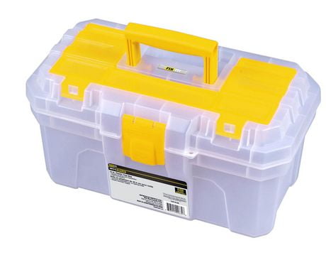 16 in. Plastic Tool Box - Blue | Walmart Canada