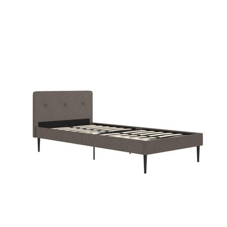 Click here for Dorel Novogratz Freddy Upholstered Bed Gray Twin prices