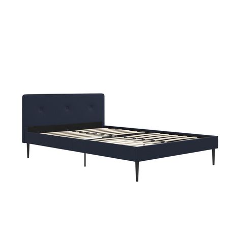 Click here for Dorel Novogratz Freddy Upholstered Bed Blue Queen prices