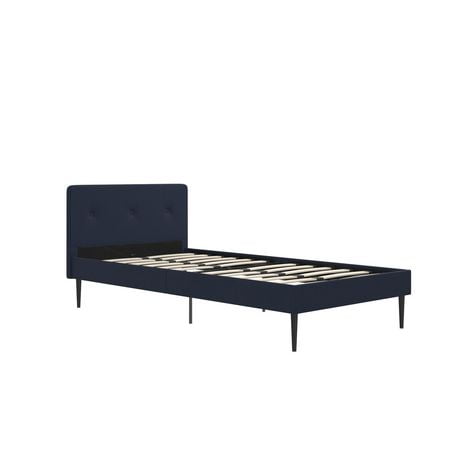 Click here for Dorel Novogratz Freddy Upholstered Bed Blue Twin prices