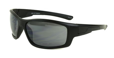 Click here for George Mens Matte Black Wrap Sunglasses Black O/S prices