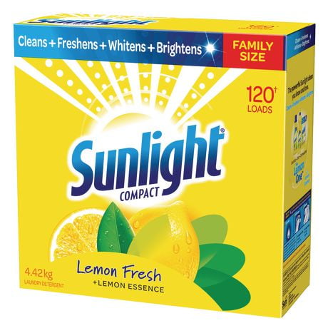 Sunlight Laundry Sunlight Compact Lemon Fresh Laundry Detergent, 4.42 ...