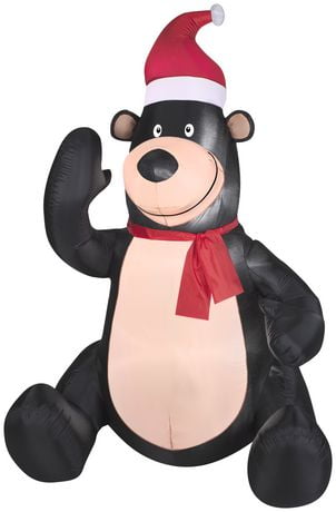 Airblown 6FT Inflatable Black Bear | Walmart Canada