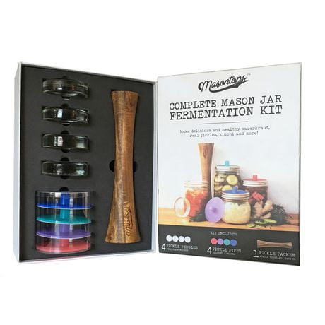 Masontops Complete Wide Mouth Mason Jar Fermentation Kit | Walmart Canada