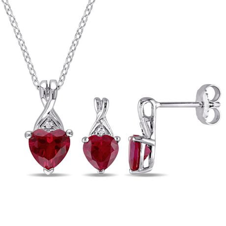 Click here for Tangelo 3.75 Carat T. G.W. Created Ruby And Diamon... prices