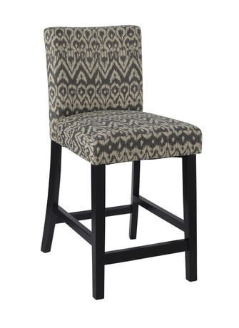 Click here for Linon Lane Driftwood Counter Stool Black # prices