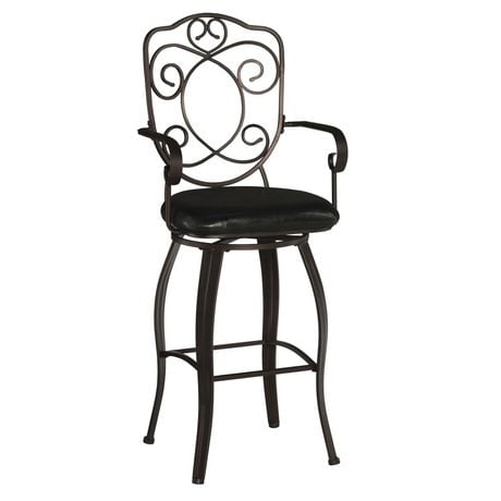 Click here for Linon Zina Crested Back Bar Stool Powder Coating # prices