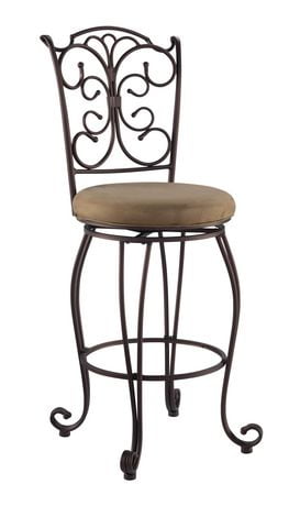 Click here for Linon Trent Gathered Back Bar Stool Powder Coating... prices