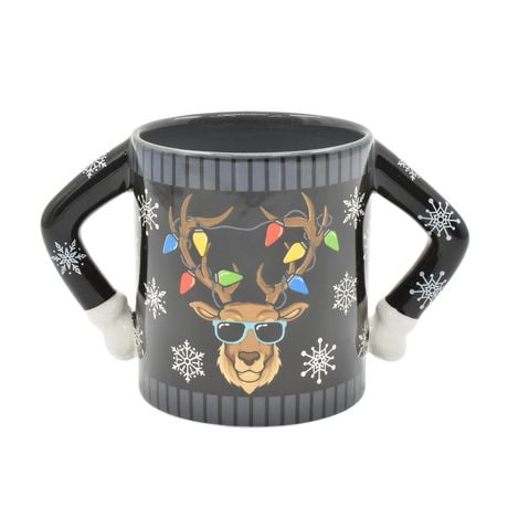 HOLIDAY TIME REINDEER DESIGN UGLY SWEATER MUG - Walmart.ca