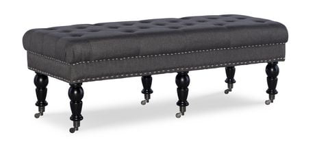 Aubrey Charcoal 50-Inch Bench - Walmart.ca