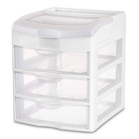 Sterilite 3 Drawer Desktop Unit- White | Walmart Canada