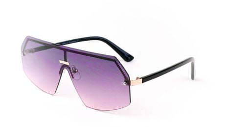 Time & Tru Ladies Black Rimless Shield Sunglasses | Walmart Canada