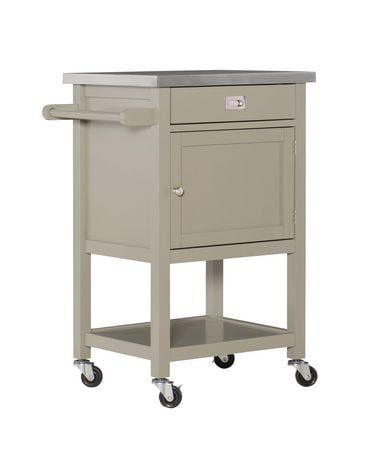 Click here for Linon Ren Gray Apartment Cart Gray # prices