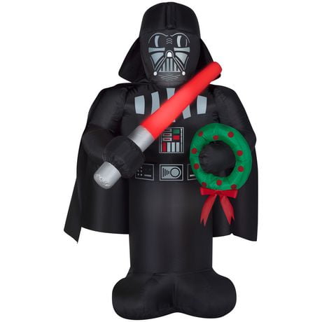 Star Wars 5' Darth Vader with Wreath Inflatable - Walmart.ca
