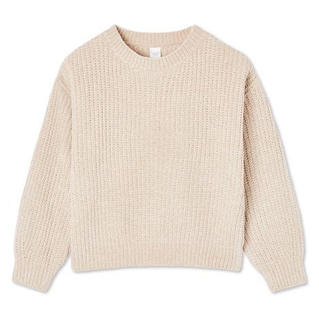 George Girls' Chenille Crew Neckline Sweater, Sizes XS-XL - Walmart.ca