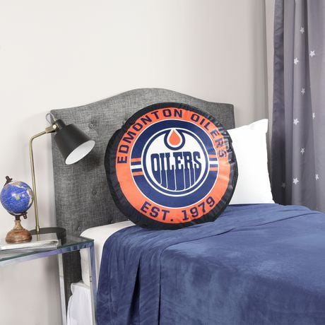 NHL Edmonton Oilers Puck Pillow | Walmart Canada