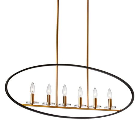Click here for Dainolite Fio-366Hp-Mb-Vb Black Chandelier Black prices