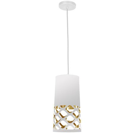 Click here for Dainolite Cut-P-692 White/Gold Pendant White/Gold prices