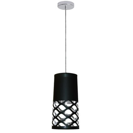 Click here for Dainolite Cut-P-697 Black/Silver Pendant Black/Sil... prices