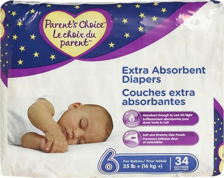 Parent's Choice™ Extra Absorbent Diapers | Walmart Canada