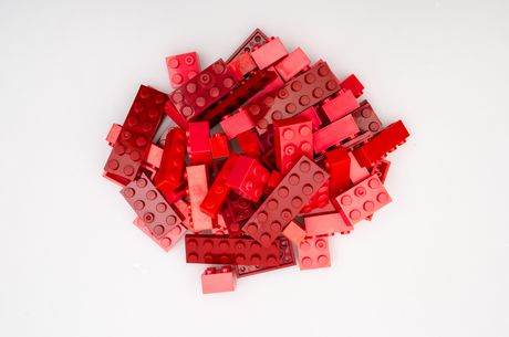 Block Tech 3 Shades Red Building Blocks | Walmart Canada