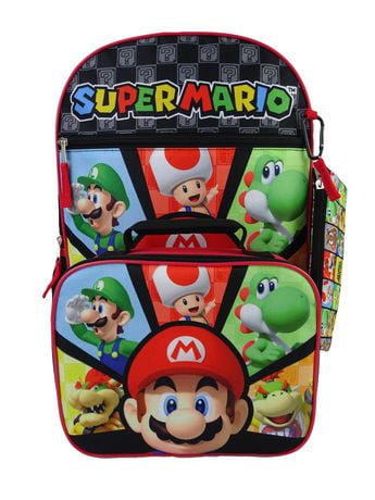 Super Mario 4 Piece Back Pack - Walmart.ca
