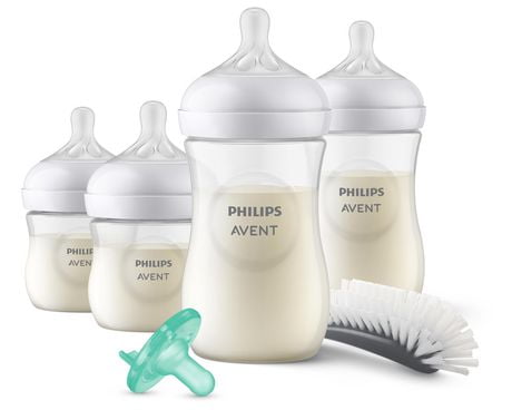 Philips Avent Natural Baby Bottle Newborn Gift Set, SCD837/03, Avent ...