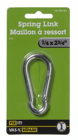 1/4 "x2-3/4" Spring Link 1 Piece | Walmart Canada