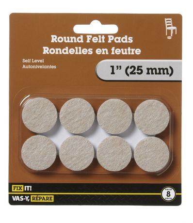 1" Self Level Felt Pad 8 Pieces - Walmart.ca