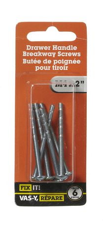 M4x2" Drawer Handle Breakaway Screw 6 Pieces | Walmart Canada
