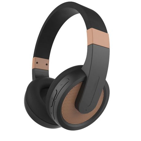Proscan Full-Sized Bluetooth Stereo Headphones with Microphone - Copper ...