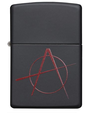 Click here for Zippo Black Matte Anarchy (20842) prices