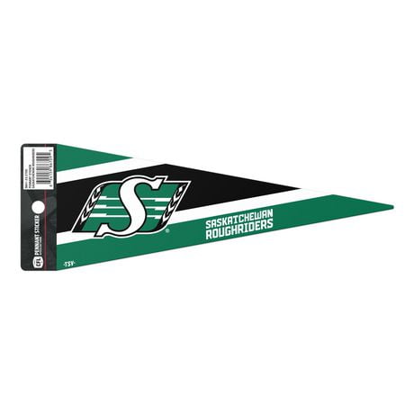 The Sports Vault Saskatchewan Roughriders Pennant Sticker | Walmart Canada