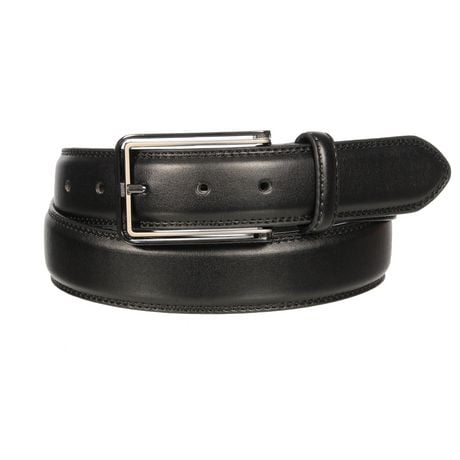 Nicci Belt With Double Top Edge Stitching Black 44